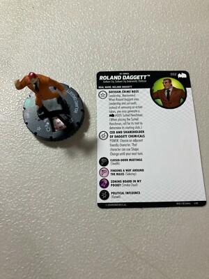 Wizkids DC Heroclix Batman Animated Series #032 Roland Daggett | eBay