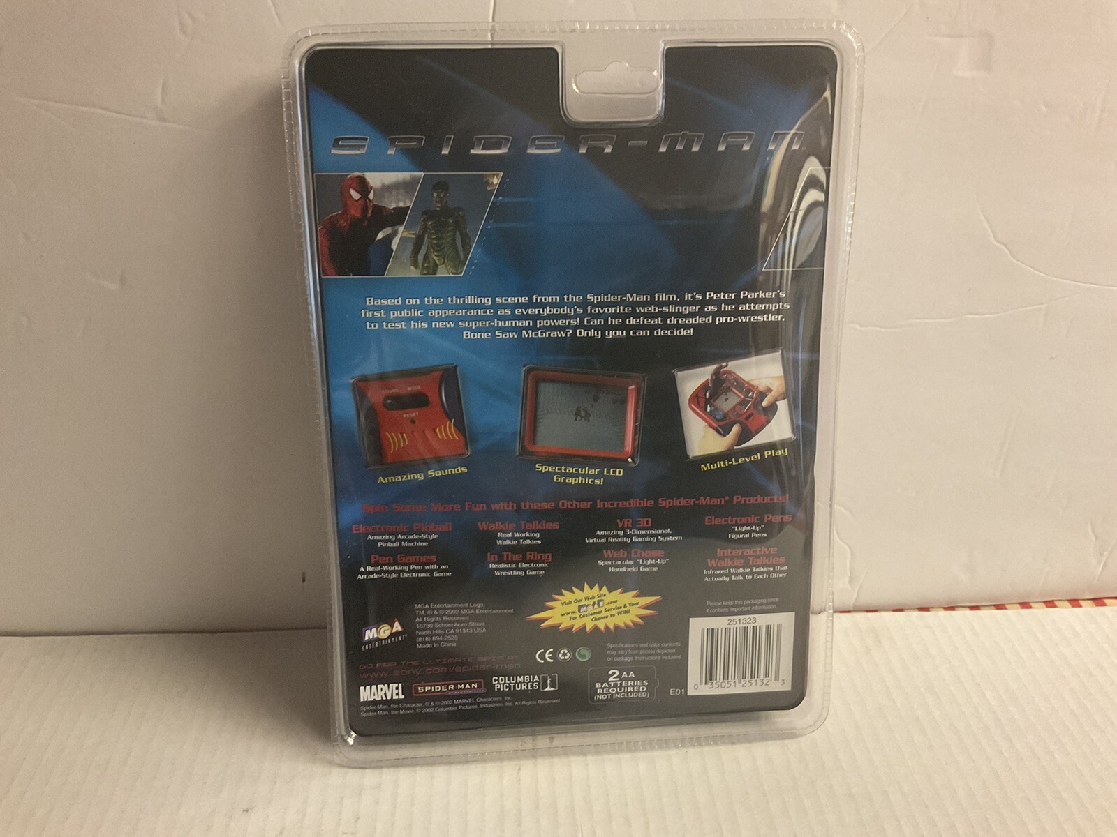 2002 spiderman LCD game never opened | eBay