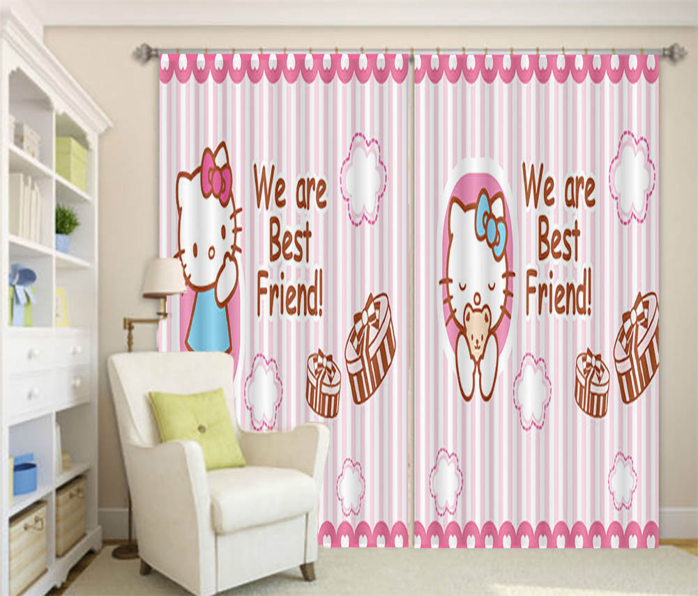 Hello Kitty Window Curtains