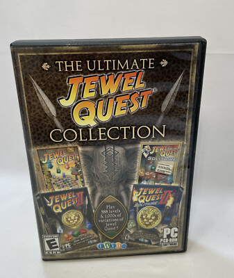 Ultimate Jewel Quest Collection PC CD-Rom software Game Solitaire 2 ...