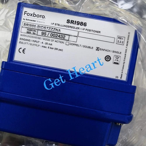 1pcs New Foxboro-ECKARDT Valve Positioner SRI986-BIDS7ZZZNA FedEx or DHL or UPS | eBay