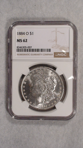 1884 O Morgan Dollar NGC MS62 UNCIRCULATED BETTER DATE $1 Coin! | eBay