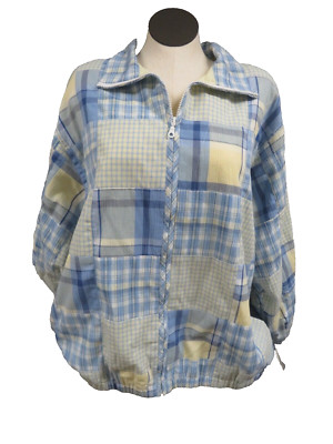 Koret Francisca Womens 2X Jacket Lightweight Long Sleeve Zip Up Lined ...