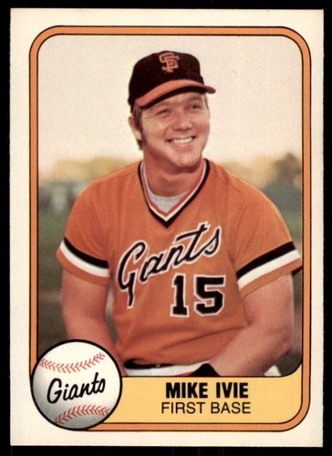 1981 Fleer Mike Ivie . San Francisco Giants #435 | eBay