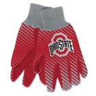 Ohio State Buckeyes Two Tone Gloves - Adult Size [NEW] NCAA Work Glove ...