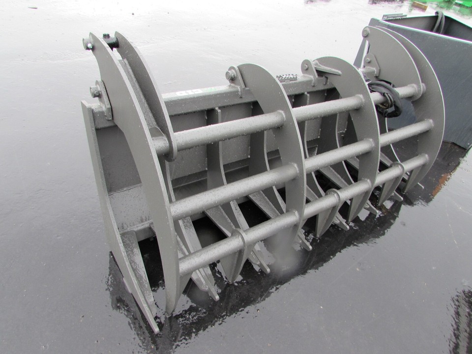 CID / IRON CRAFT SKID STEER LOADER HEAVY DUTY 72" GRAPPLE RAKE ...