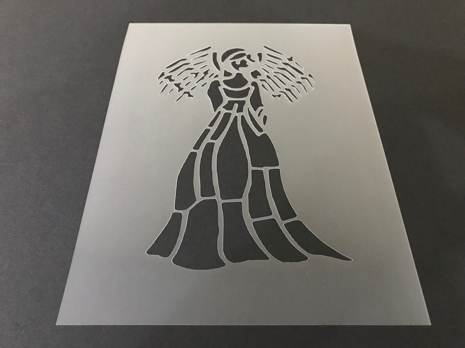 Angel #6 Stencil 10mm or 7mm Thick, Crafts, Wings, Halo, Angels | eBay