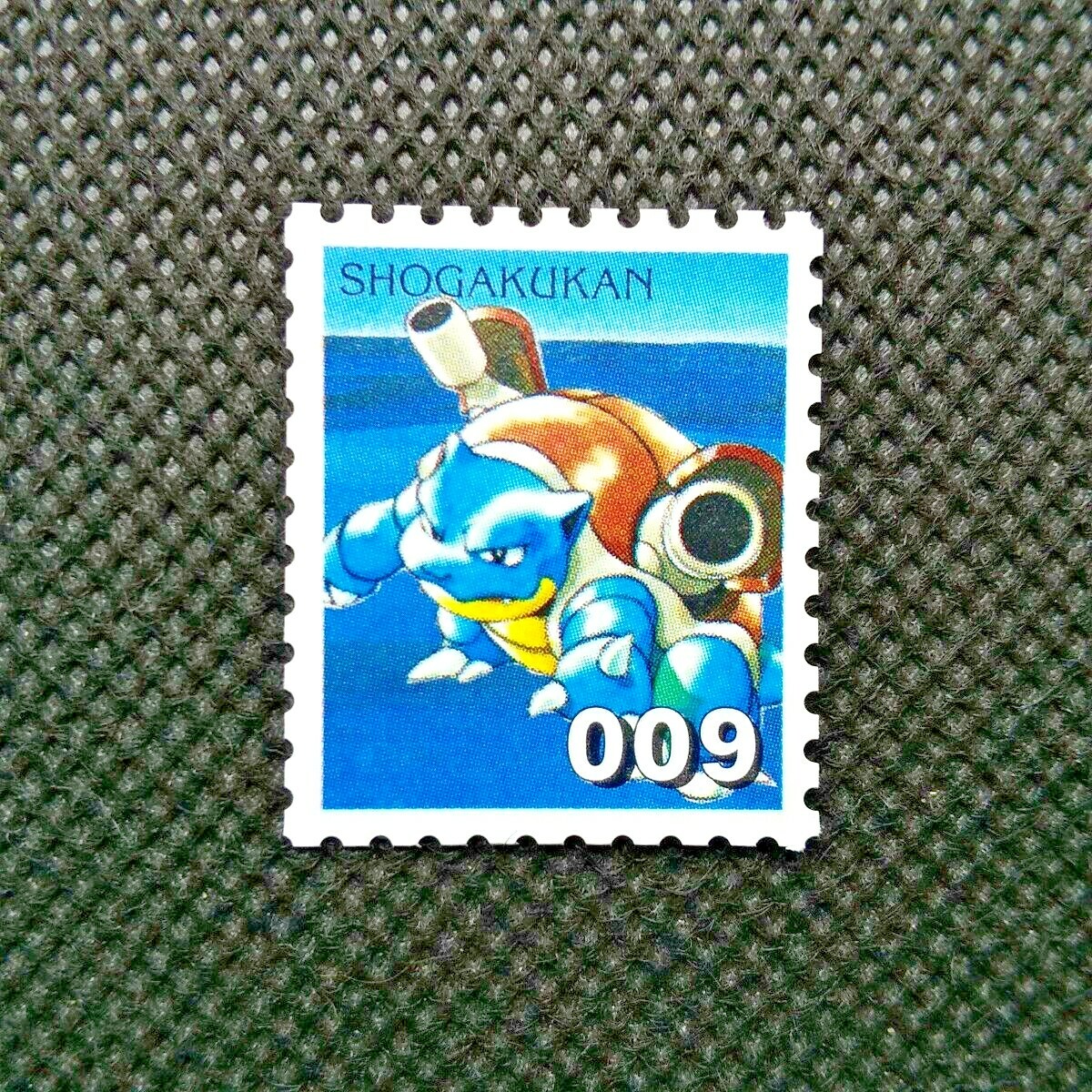 Blastoise Pokemon Stamp Card #009 Pocket Monster Shogakukan Nintendo ...