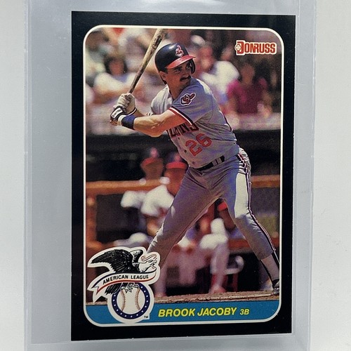 1987 Donruss All-Stars Brook Jacoby Baseball Card #37 NM-MT FREE ...