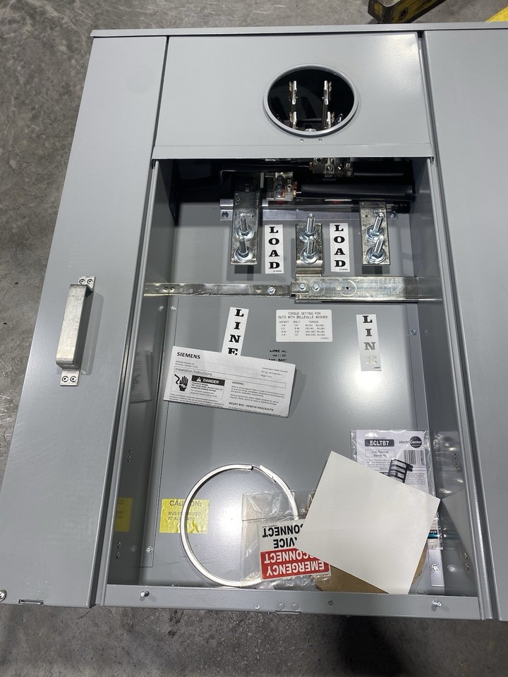 SIEMENS METER LOAD CENTER COMBINATION 400 amp MC3042S1400SC Type 3R New ...