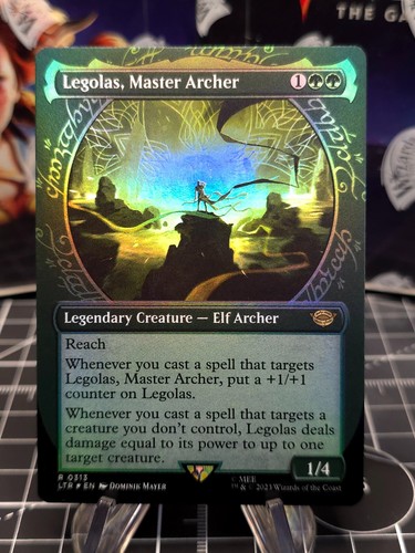 MTG FOIL Legolas, Master Archer 313 Showcase - The Lord of the Rings ...