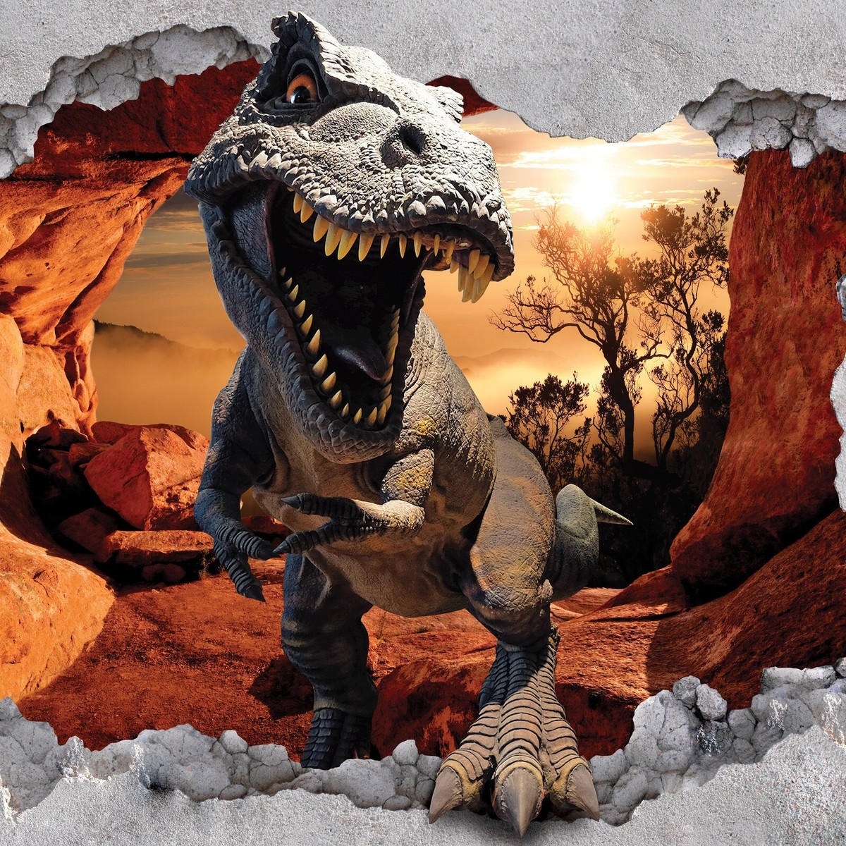Tyrannosaurus Rex Jurassic Park Behang