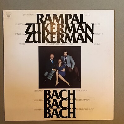 Jean-Pierre Rampal, Eugenia Zukerman, Pinchas Zukerman Johann Christian ...