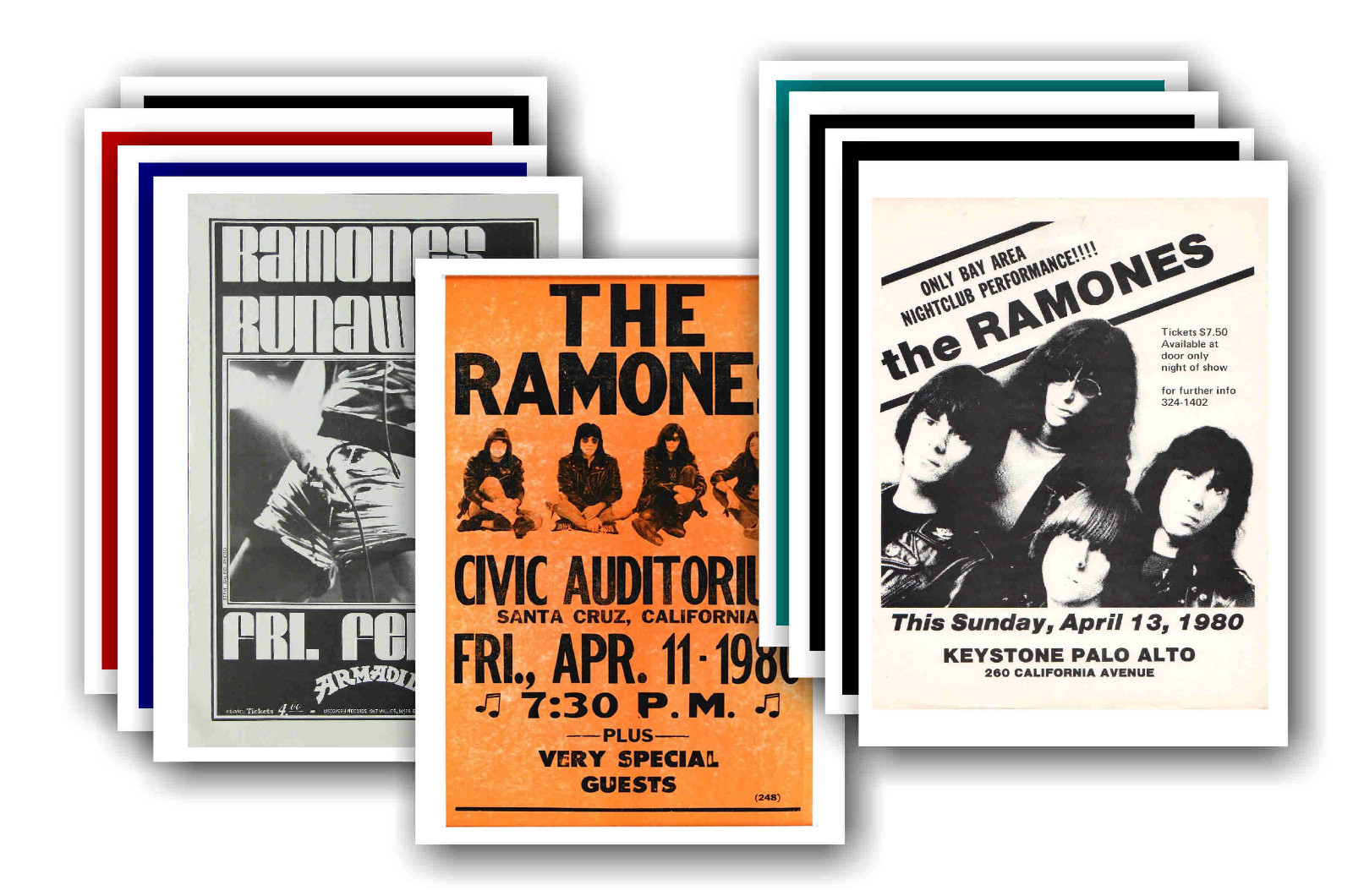 RAMONES - 10 promotional posters - collectable postcard set # 1 | eBay