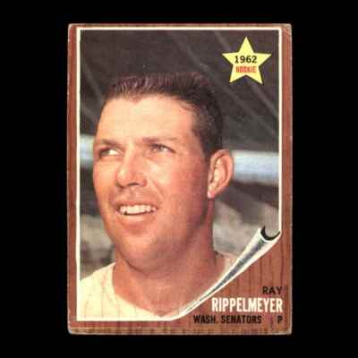Ray Rippelmeyer 1962 Topps Washington Senators #271 Vintage Set Filler ...