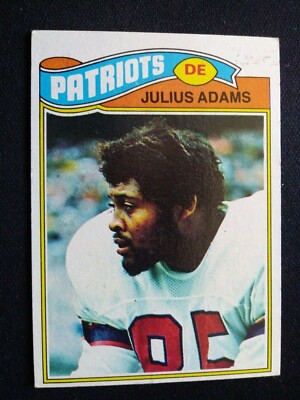 1977 Topps Football Card # 139 Julius Adams - New England Patriots | eBay