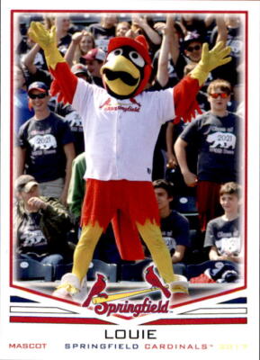 2017 Springfield Cardinals Grandstand #30 Louie MASCOT - NM Baseball ...