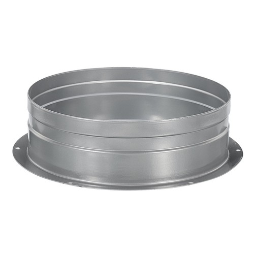 8" Duct Connector Flange Metal Fitting Straight Pipe Flange Round ...