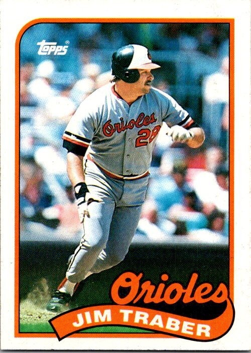1989 Topps Baseball 124 Jim Traber | eBay