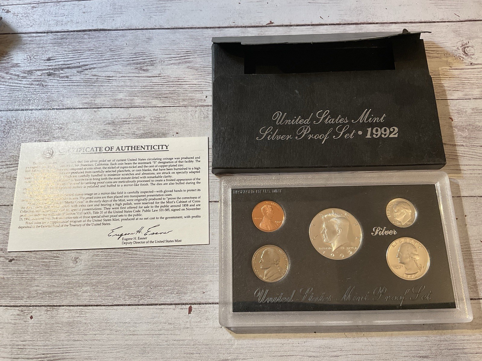 ORIGINAL 1992-S US MINT SILVER PROOF SET COINS | eBay