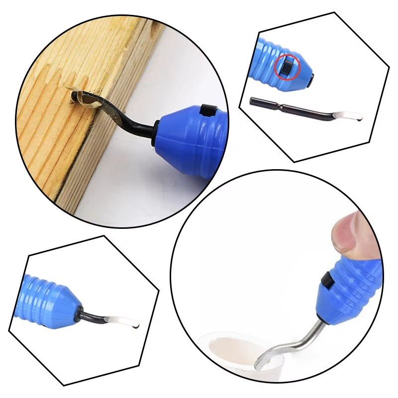 Deburring Tool Kit High-Speed Steel HSS Rotary Deburr Trimming Tool ...
