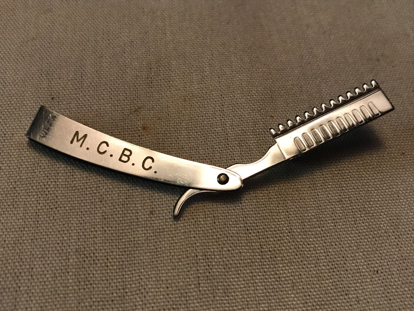 WECK VINTAGE STRAIGHT RAZOR PIN, M.C.B.P. | eBay