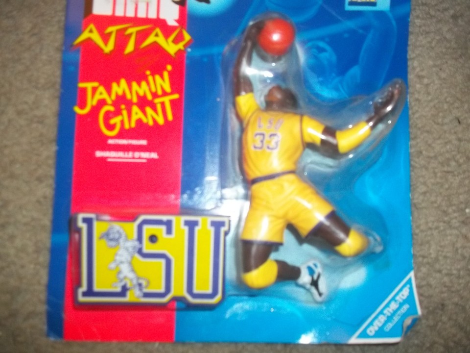 Shaq Attack Shaquelle O'Neil Jammin' Giant LSU Action Figure 1993 ...
