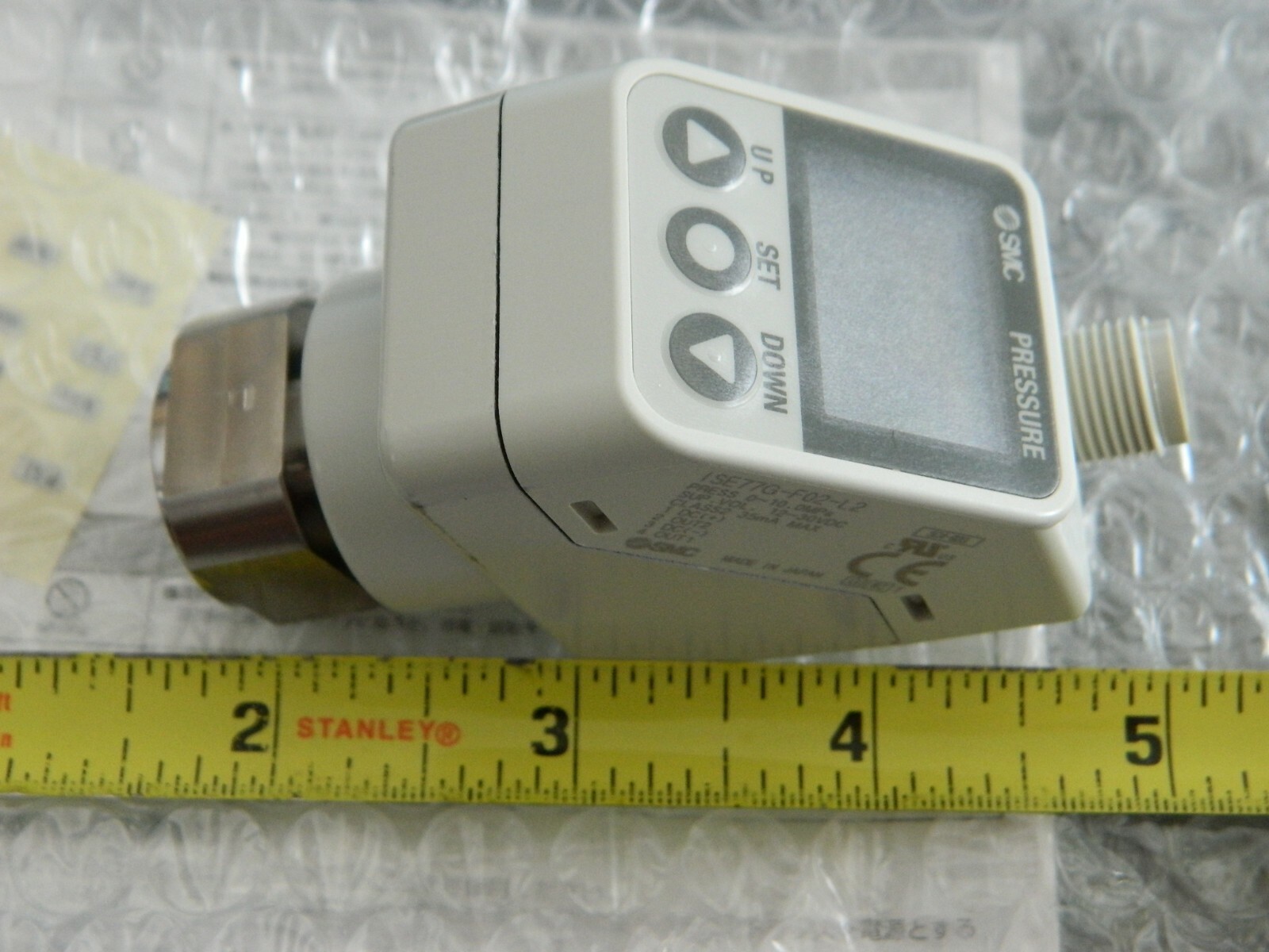 NEW SMC ISE77G-F02-L2-A High Precision Digital Pressure Switch with screen | eBay