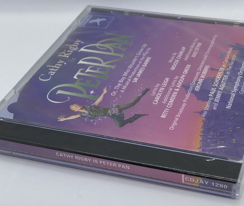 Peter Pan [1997 Studio Cast] by Cathy Rigby (CD, Feb-1998, Jay Records ...