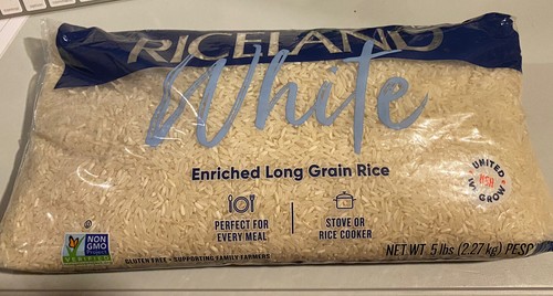 Riceland Long Grain Enriched White Rice Grown In The US 5 Lbs🌸 | eBay