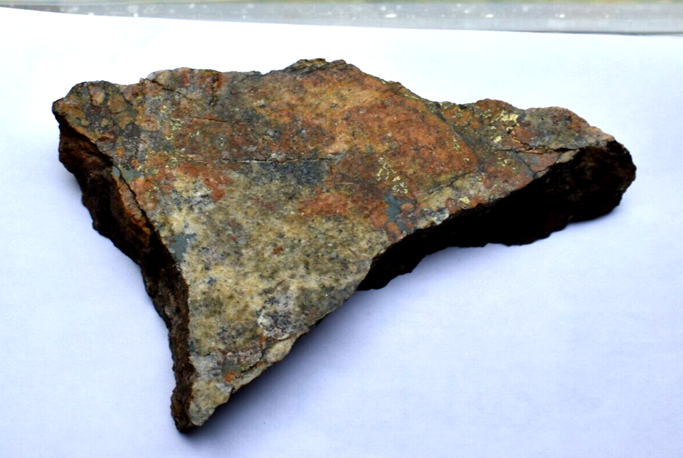 Gold Silver Ore 1800s North Carolina Ore Knob Copper Mine Cut Slab | eBay