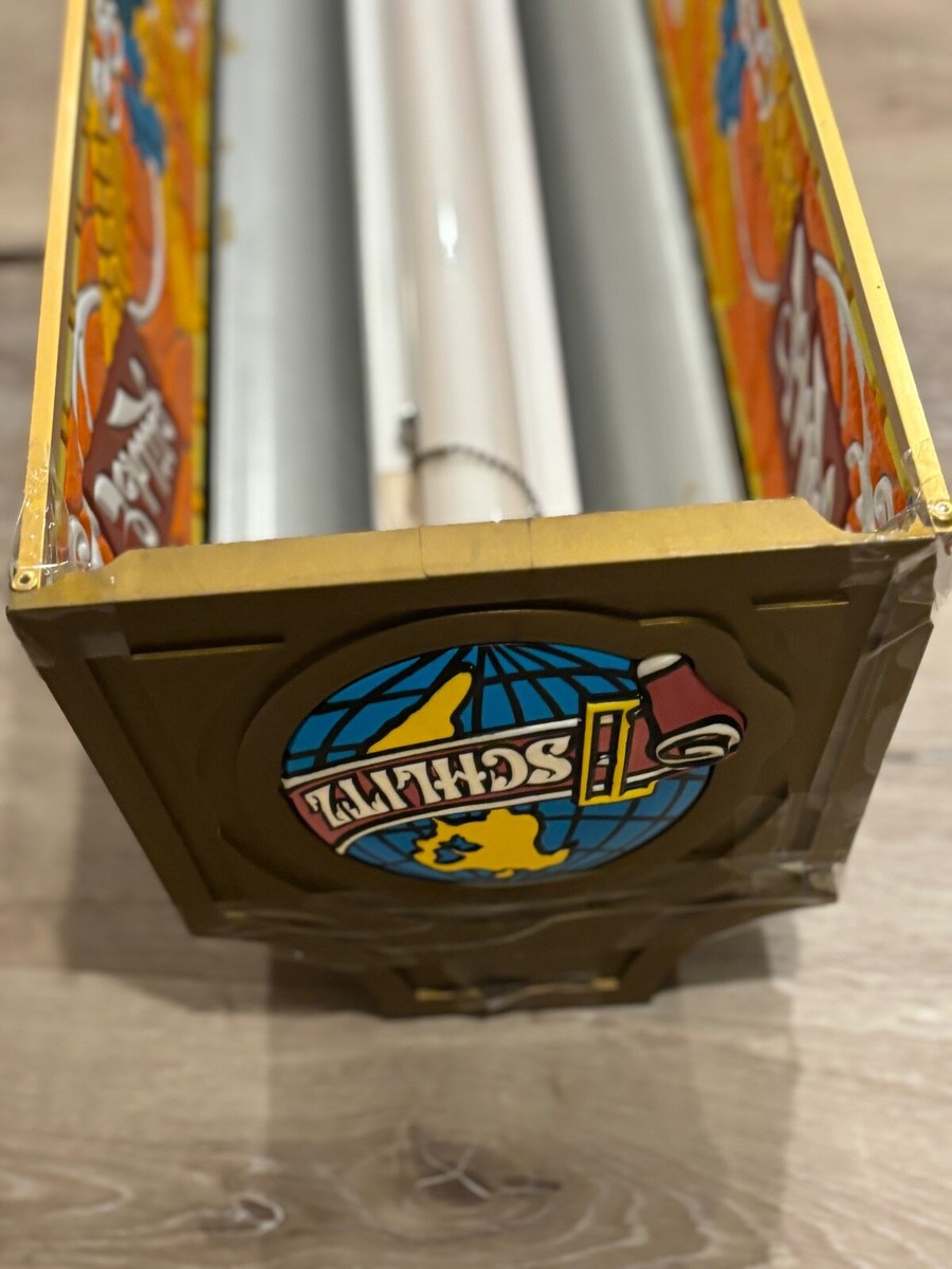 Schlitz Beer Pool Table Light 1970's Schlitz Beer Large Pool Table