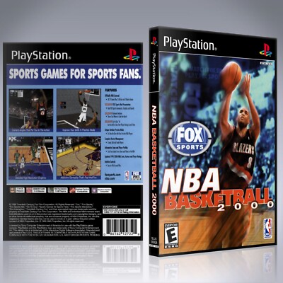 PS1 Case - NO GAME - Fox Sports NBA Basketball 2000 | eBay