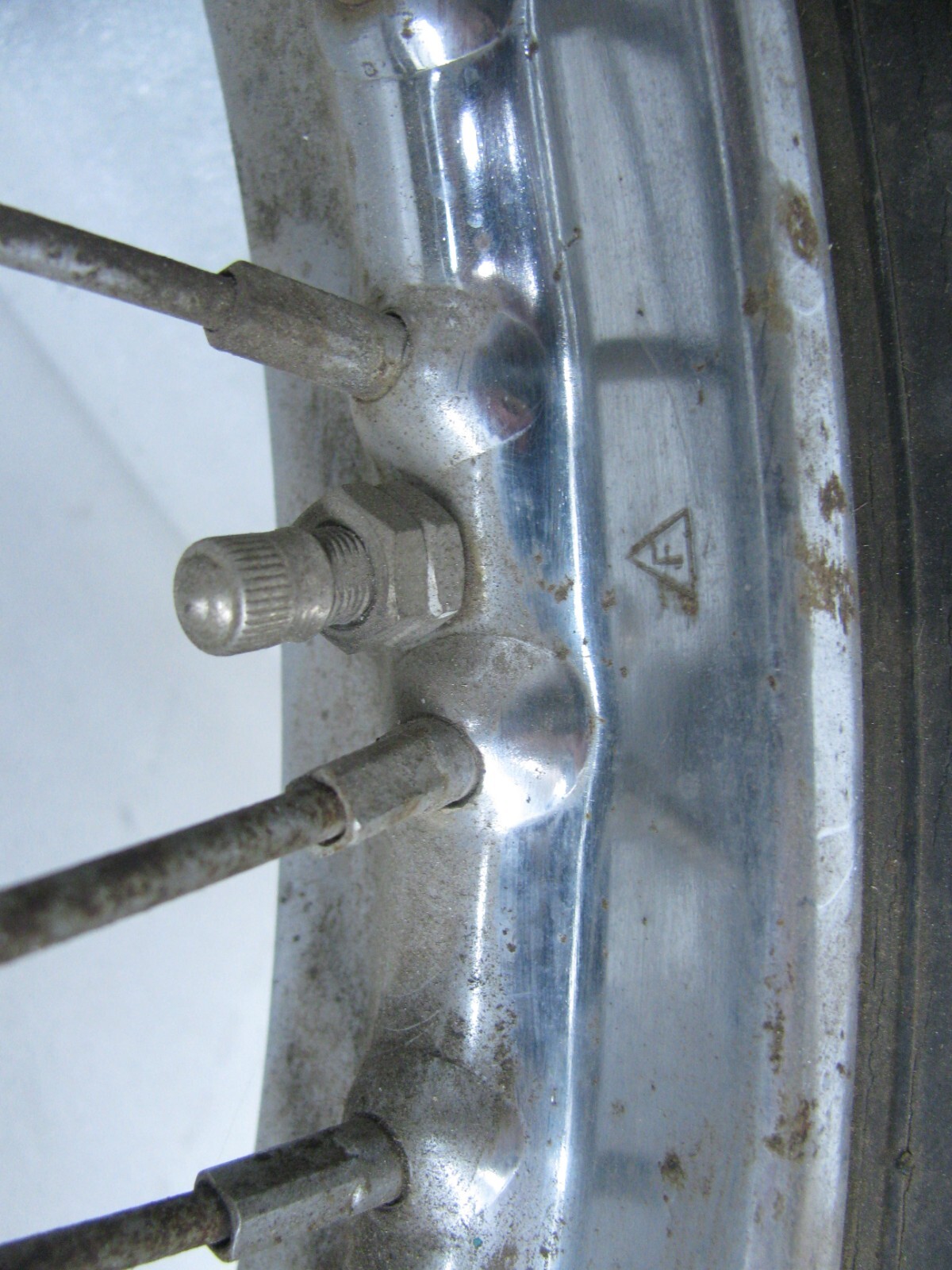 18" Chopper Front Wheel & brake Hallcraft Harley Knucklehead Panhead ...