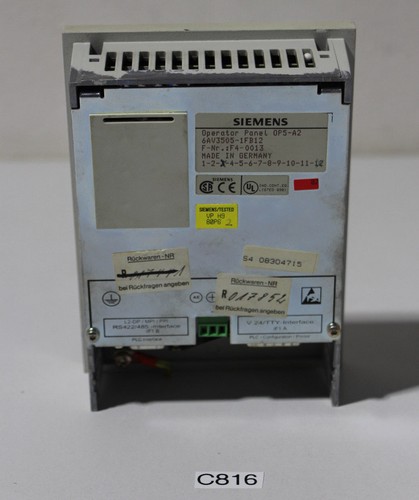 Siemens Coros OP5 6AV3505-1FB12 gebraucht (C816-R36) | eBay UK