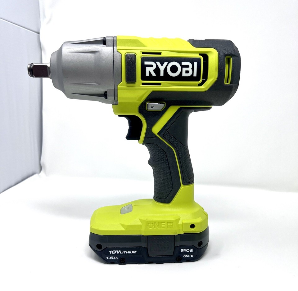 Ryobi 18V 1/2” Impact Wrench Kit PCL265 + Battery & Charger +MM Deep ...