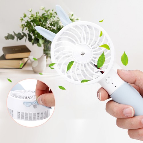 Handheld Mini Spray Cooling Fan With Rechargeable USB For Home Office ...