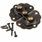 1/5Pcs Antique Bronze Lock Clasp Jewelry Box Case Chest Decorative ...
