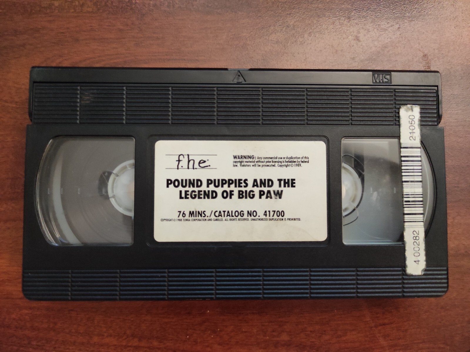 Pound Puppies and the Legend of Big Paw The Movie (VHS 1988) Rare ...