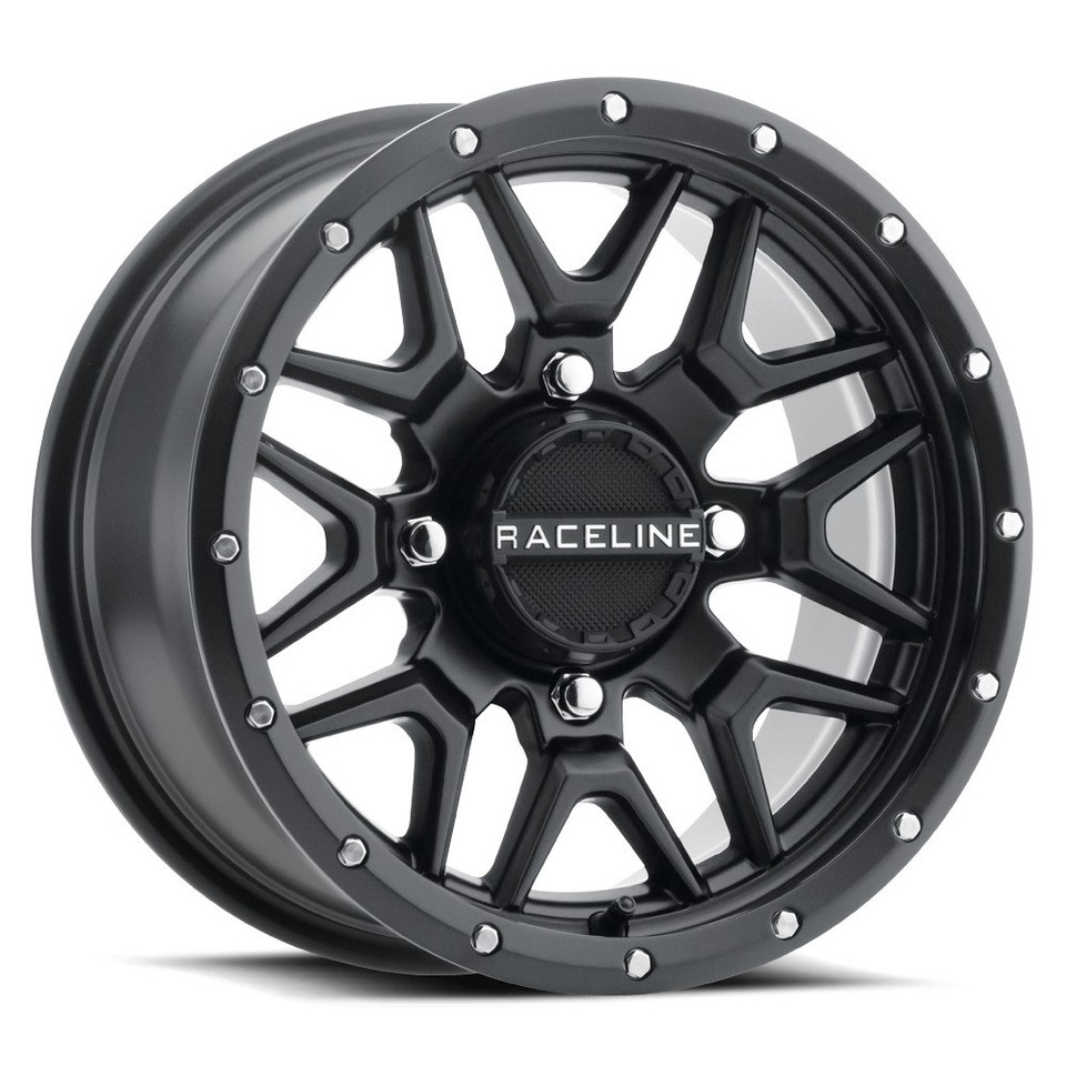 Raceline Krank 14" Wheels Black 26.5" Terminator Tires Yamaha YXZ1000R ...