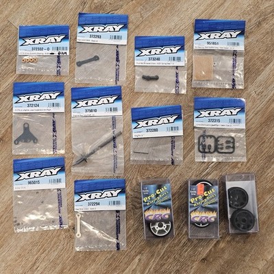 Team Xray X12 Spare Parts Lot Graphite Arms Axle Bearings Shims + CRC 1 ...