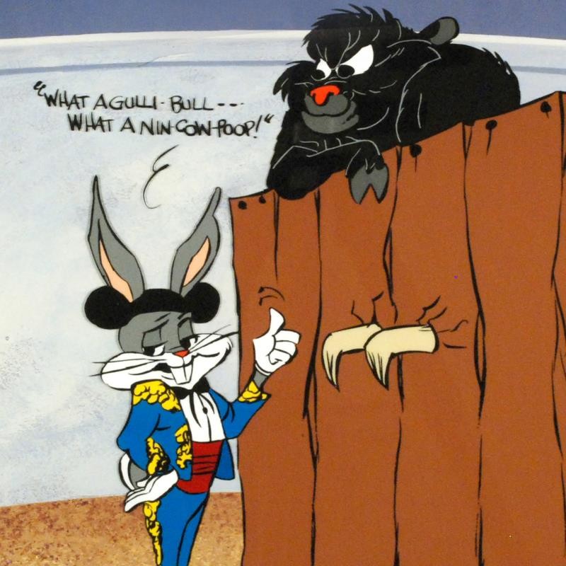 Chuck Jones Bugs and Gulli-Bull #' Cel Hand PAINTED COLOR #'d Hand ...