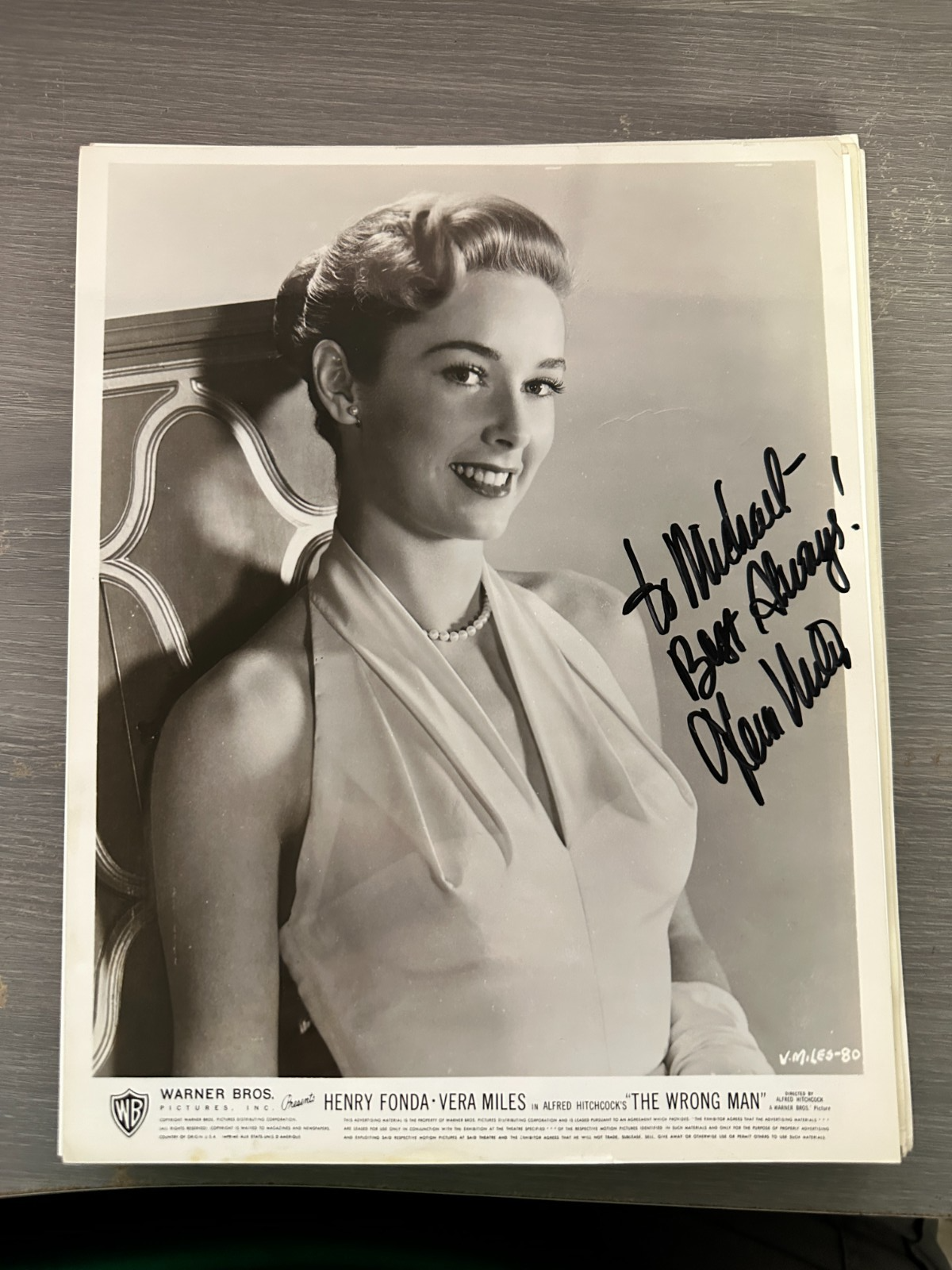 Vera Miles - Original Autograph Photo - Authentic Hand Signed 8x10 #183 ...