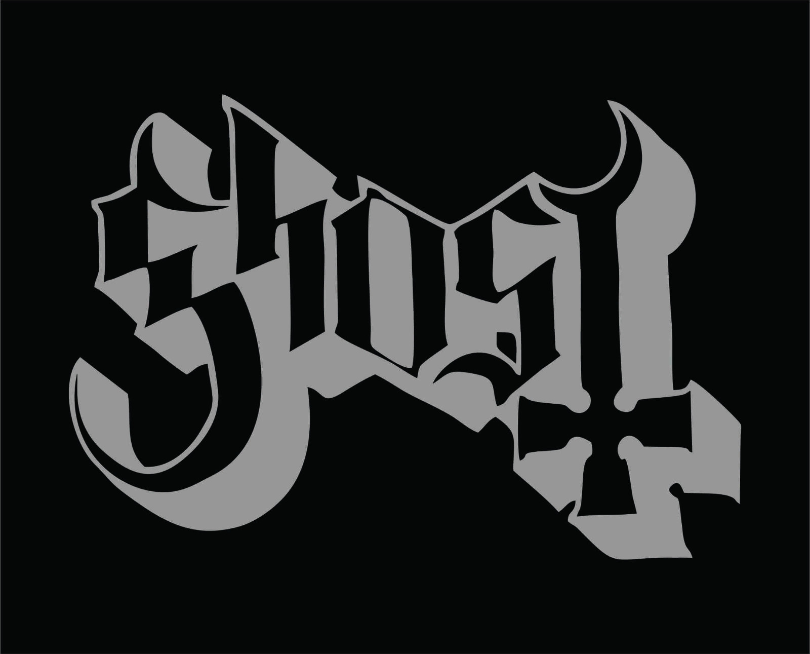 GHOST Logo Vinyl Decal Die Cut Sticker Ghost B.C. BC Rock Band Metal ...