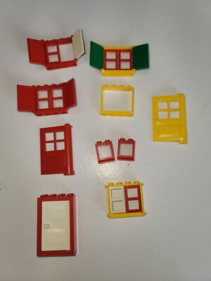 LEGO Bulk Lot of Vintage Retired Doors and Windows with Shutters, Lot C ...