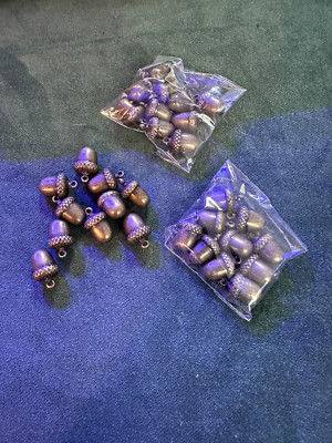 Small Metal Acorns Baubles x 30 | eBay