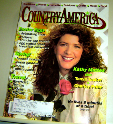 KATHY MATTEA COVER COUNTRY AMERICA MAGAZINE April 1990 Tanya Tucker | eBay