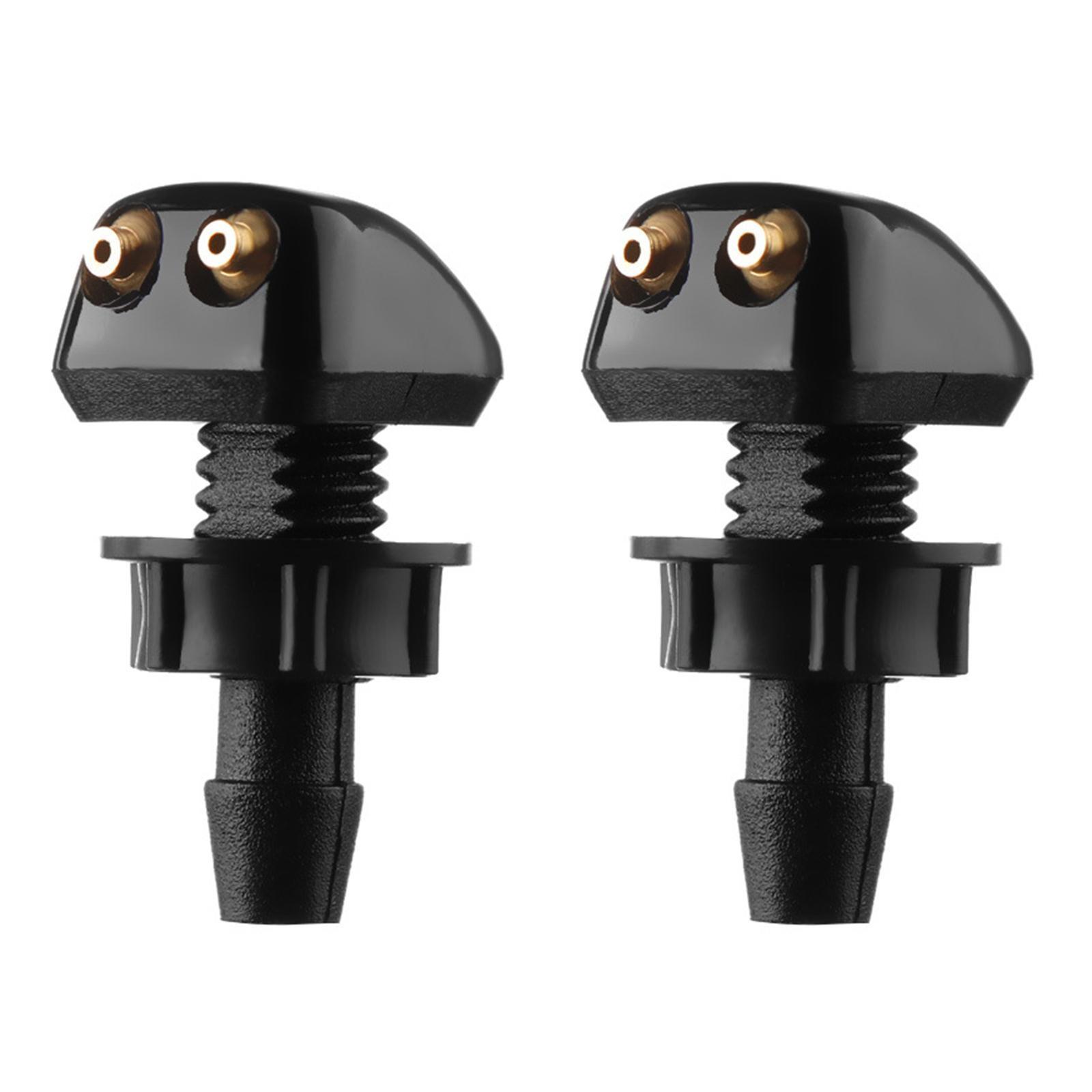 2Pcs Car Windshield Wiper Spray Nozzle Jet Automotive Parts | eBay