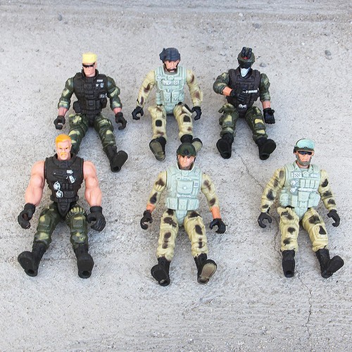 6Pcs Army Men Action Figures Set Military Toy Action Figure Toy for ...
