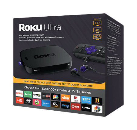 Roku Ultra (6th Generation) HD Media Streamer 4660RW VUDU Edition ...